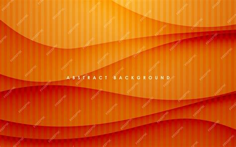 Premium Vector Abstract Orange Gradient Dynamic Wavy Shadow Texture