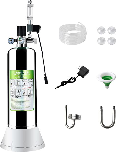 CO2 Generator System for Plants and Aquariums - Stable 2L Output with ...