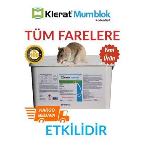 Klerat Mum Blok Fare Zehiri 10 Kg Farmakİll