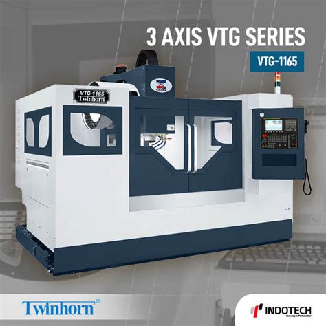 Mesin CNC Milling Axis VTG Series Twinhorn Indotech Trimitra Abadi