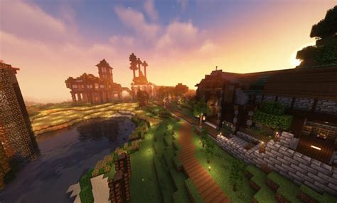 Build Minecraft Map Minecraft Build Survival Map Spawn Hub Castles