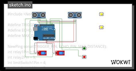 Gerbang Otomatis Anyelir Wokwi Esp32 Stm32 Arduino Simulator