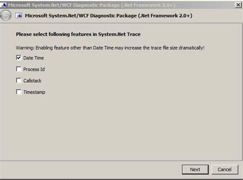 System Net または WCF 診断 NET Framework Microsoft Learn