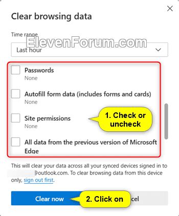 Clear Browsing Data In Microsoft Edge Windows Forum