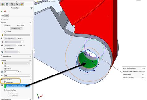 SOLIDWORKS Simulation Bolt Series For Multiple Holes