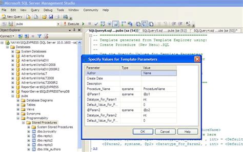 Creating And Managing Stored Procedure In Sql Server 2008