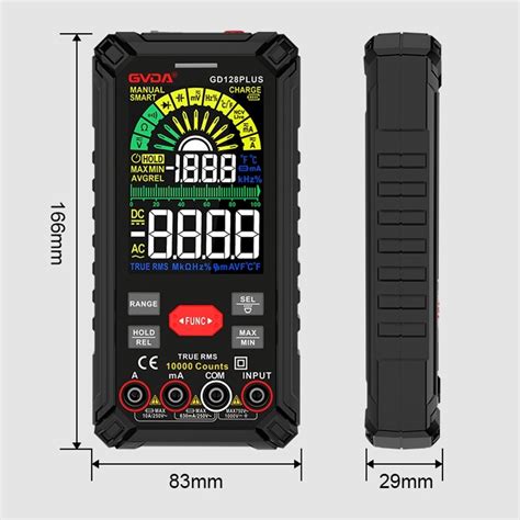 GVDA GD128PLUS Intelligent High Precision Automatic Digital Multimeter ...
