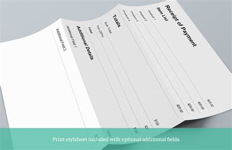 Receipt Html Template Medialoot