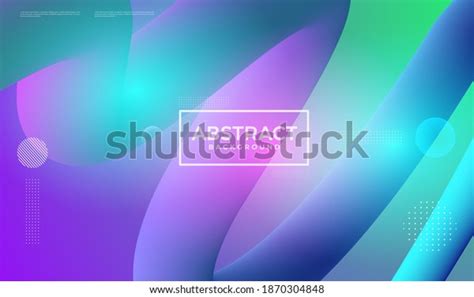 Modern Abstract Dynamic Flow Effect Background Stock Vector Royalty