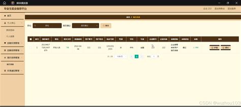 基于ssmvue毕业生就业推荐平台开题报告程序论文java Csdn博客
