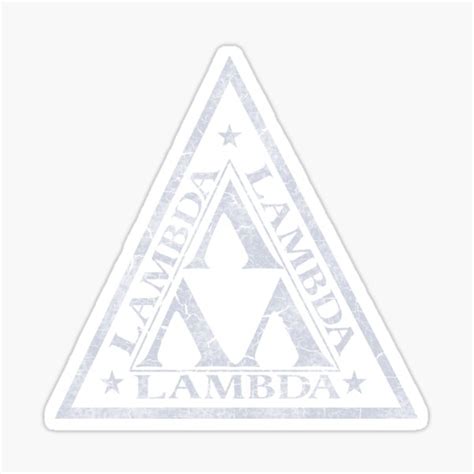 Lambda Lambda Lambda Sticker By Imsecretlygeeky Redbubble