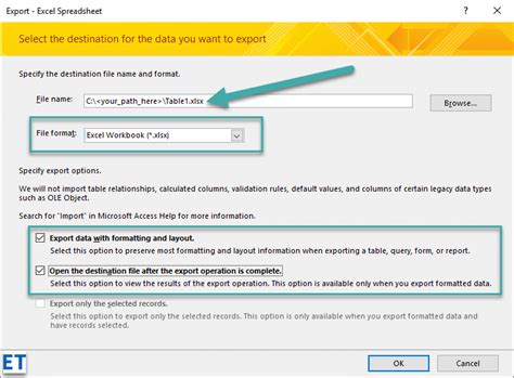 ¿cómo Exportar Datos De Tablas De Microsoft Access A Formatos Csv