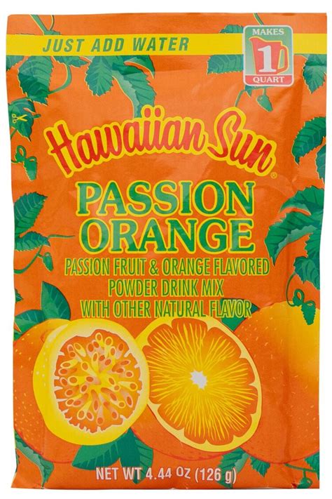 Hawaiian Sun Powdered Juice Mix Passion Orange