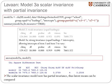 Ppt Multiple Group Measurement Invariance Analysis In Lavaan Powerpoint Presentation Id 2057129