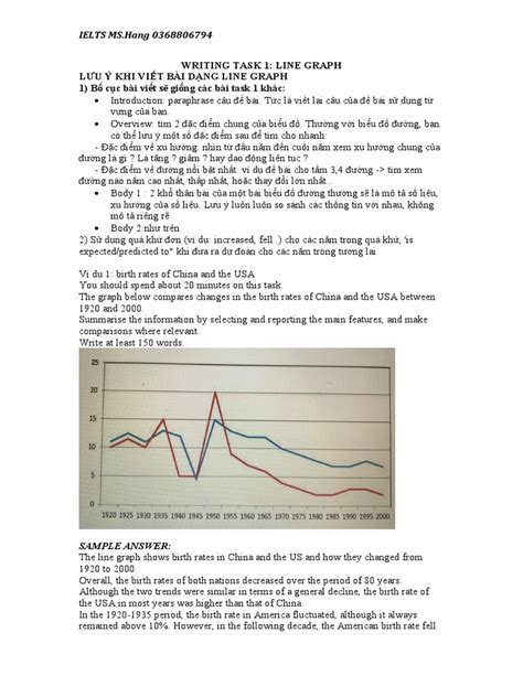Writing Task 1 Line Graph Pdf