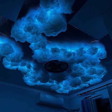 Vhdurike 5m Cloud Lights Cotton Artificial 3d Cloud Led Light Cloud Lightning