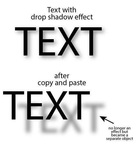 Solved Drop Shadow On Text Expanded On Copy And Paste Adobe Product Community 12202615
