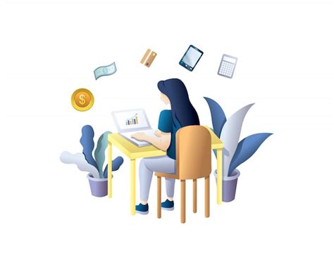 경제의 금융 및 엔지니어링 그래프 프리미엄 벡터