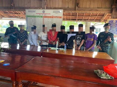 កម្លាំងសមត្ថកិច្ច ចាប់ឃាត់ខ្លួនជនសង្ស័យចំនួន ០៨នាក់ករណីជួញដូរ រក្សាទុក