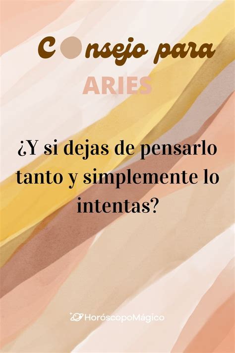 Aries No Te Pierdas La Predicción Del Horóscopo Para Hoy 🔮 Horoscopos
