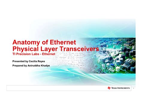 Anatomy Of Ethernet Physical Layer Transceivers TI Precision Labs Ethernet DocsLib