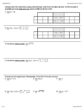 Limits At Vertical Asymptotes Graphing Rational Functions Teaching Resources TPT