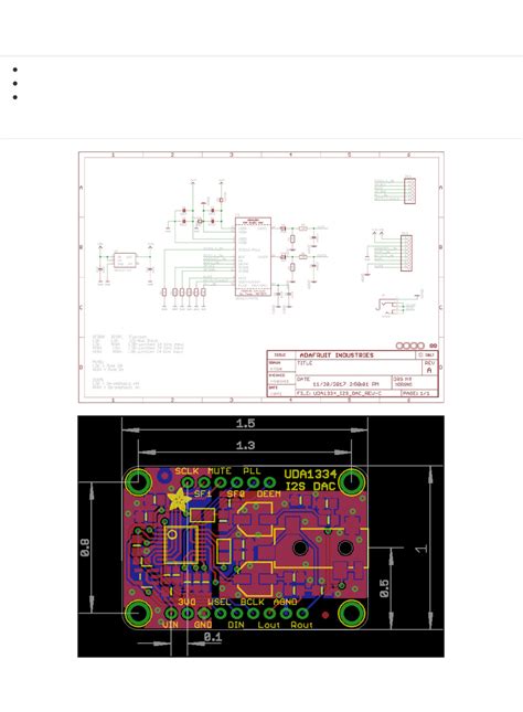 I2s Stereo Decoder Uda1334a Guide Datasheet By Adafruit Industries