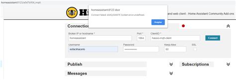 Connect Failed Amqjs0007e Socket Errorundefined · Issue 56 · Hassio Addonsaddon Mqtt · Github