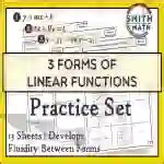 3 Forms Of Linear Functions Practice Set By Teach Simple
