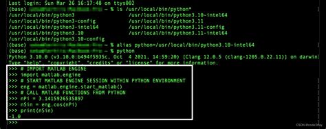 从 Python 调用 Matlab：apple Siliconmatlabapi引擎安装 Csdn博客