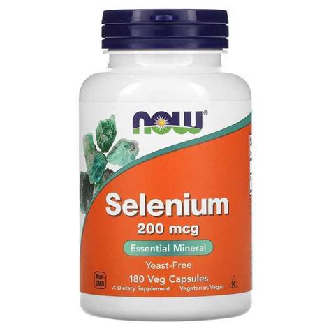 In Stock U S Now Foods Selenium Selenium Supplementation