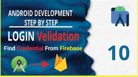 How To Login Android App Using Firebase Authentication With Firebase Detect Credential Youtube