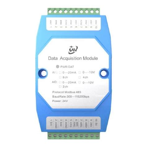 Controlled 4 20ma Analog Acquisition Module Input Output To Rs485