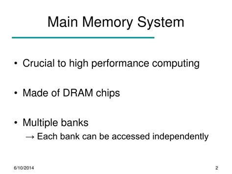 Ppt Improving Memory Bank Level Parallelism In The Presence Of Prefetching Powerpoint