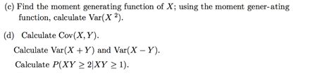 solved 2 let x y be a continuous random vector with