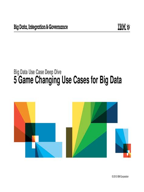 Fillable Online 6 Big Data Use Cases How Companies Use Big Data Fax
