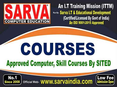 Approved Computer Courses List By Sited