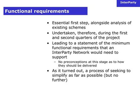 PPT Functional Requirements PowerPoint Presentation Free Download ID 849528
