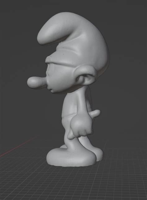 Stl File Smurf Sculpture 3d Scan・3d Printer Design To Download・cults