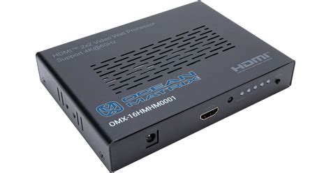 Used Ocean Matrix Uhd 4k Hdmi 2x2 Video Wall Omx 16hmhm0001 Bandh