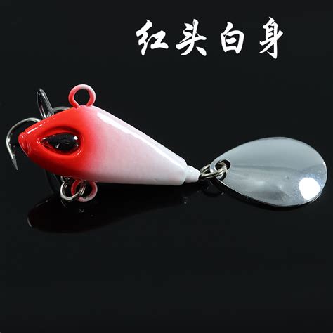 小旋风VIB小五目旋转亮片路亚假饵铁板迷你饵翘嘴鳜鲈鱼罗非鲶鱼 虎窝淘