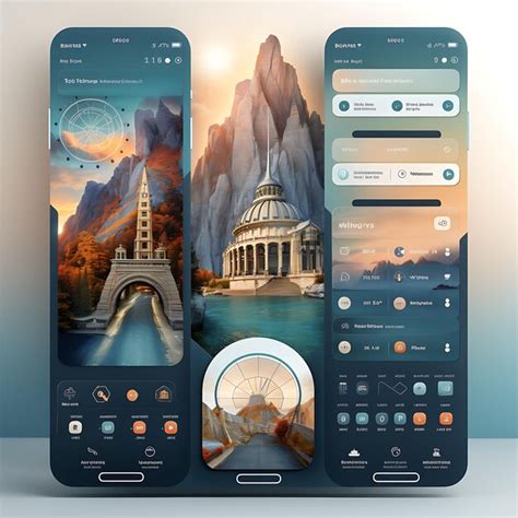 Premium Ai Image Mobile App Design Of Architecture Architectural