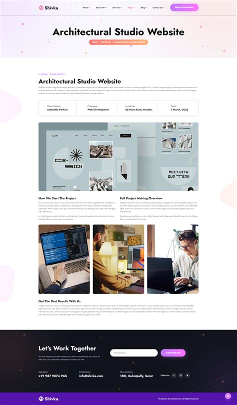 Shivka Personal Portfolio Html Template By Shivaaythemes Themeforest