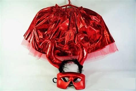 Костюм для девочки Малефисенты Bj юбка и рога с маской красный фото отзывы характеристики в