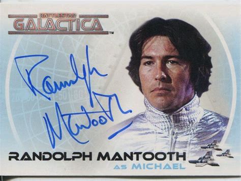 Battlestar Galactica Colonial Warriors Autograph Card A28 Randolph