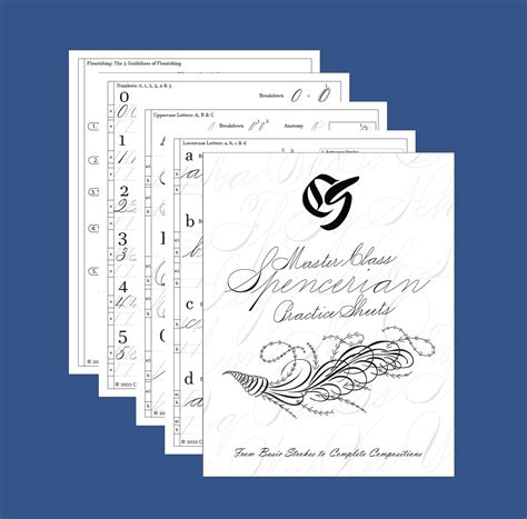 Spencerian Calligraphy For Beginners Basic Strokes And Sheets
