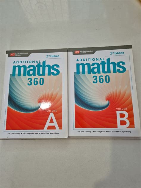 Additional Math 360 Volume B Hobbies And Toys Books And Magazines