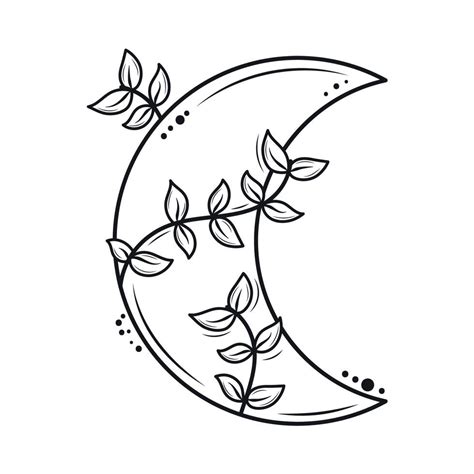 Crescent Moon Tattoo Sketch Crescent Moon Tattoo Clipart Best