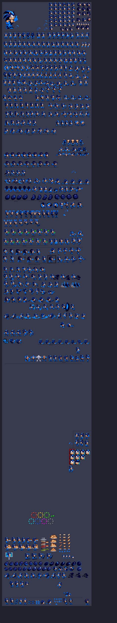 Neon The Hedgehog Sprites Sheet By Fyeyeuueur On Deviantart
