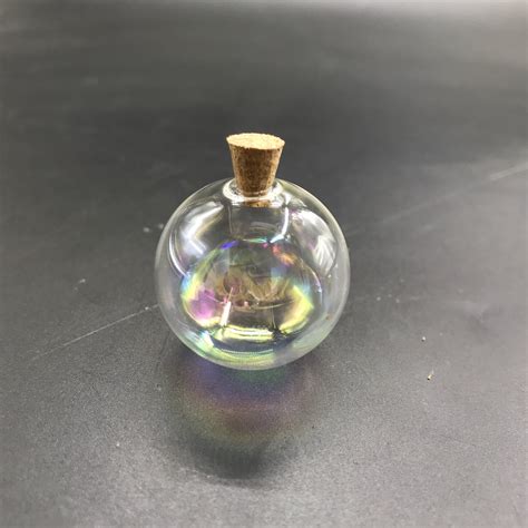 5pcs 14 40mm Rainbow Glass Round Ball Bottle With Grandado